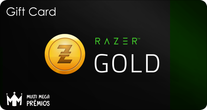 Cartão Presente Razer Gold - Multi Mega Premios