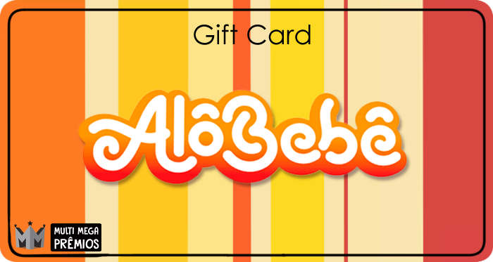 Cartão Presente Alô Bebê - Multi Mega Premios